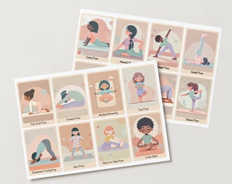 Kids Yoga Pose Cards: Printable Mindfulness & Movement Activities (PDF ...