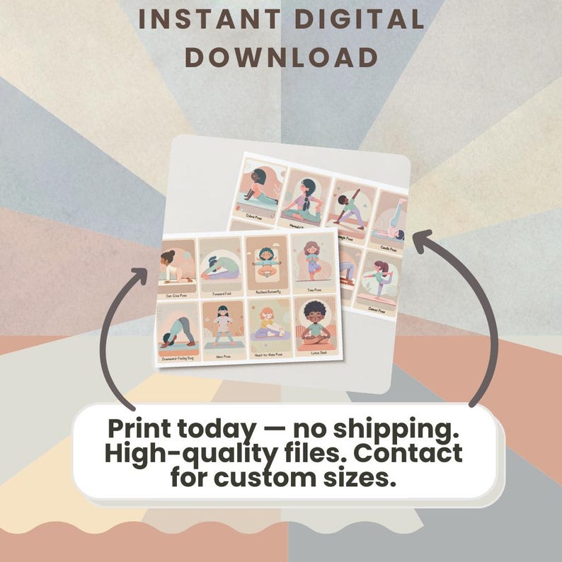 Kids Yoga Pose Cards: Printable Mindfulness & Movement Activities (PDF ...