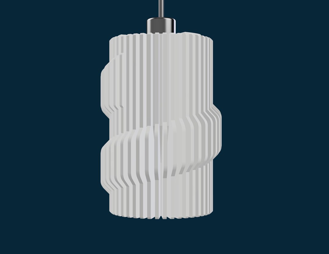Helix 3D Print Lamp Shade – Modern Twist-lock Design (digital Download ...