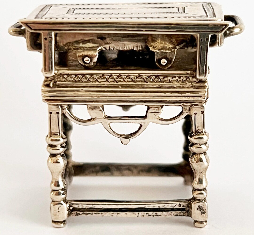 Antique Silver Miniature of a Mangle From 1865 - Etsy