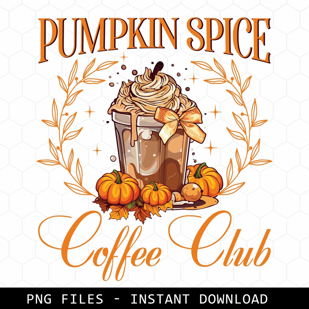 Coquette Pumpkin Spice Png, Pumpkin Spice Coffee , Autumn Png, Pumpkin ...