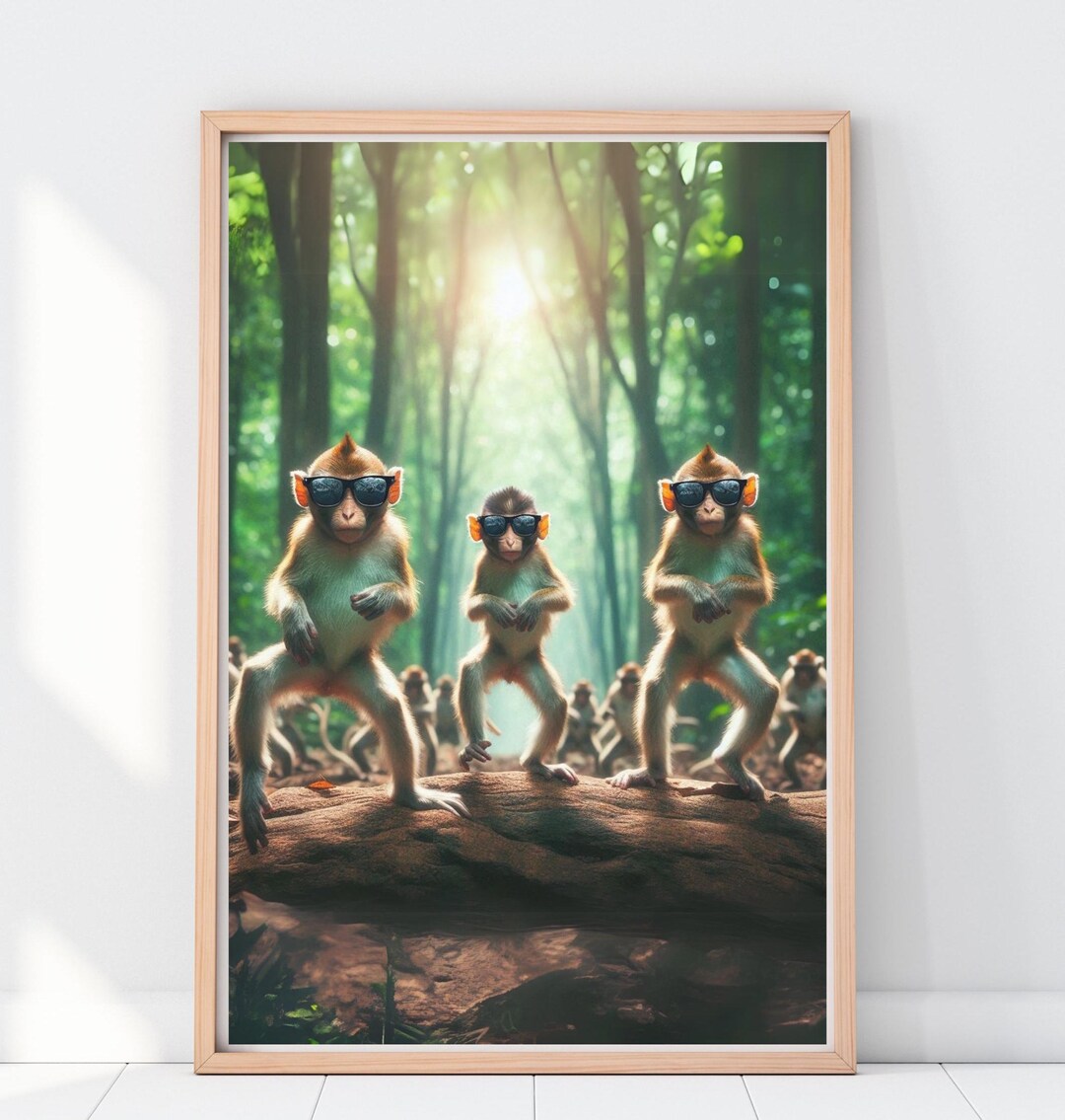 Gangnam Style Dancing Monkeys - Realistic Party Animal Illustration ...