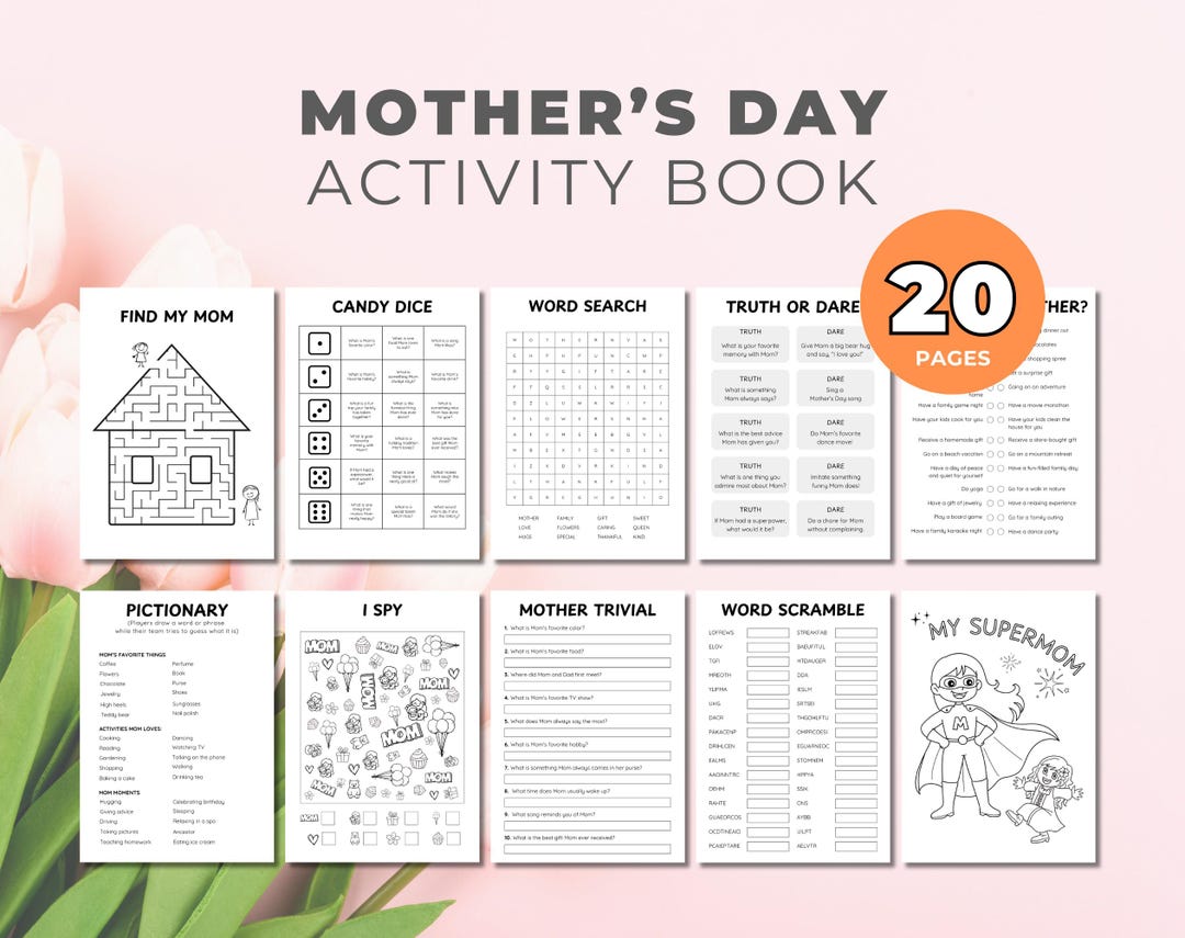 Mothers Day Games | Mothers Day Activity | Mother's Day Fun | Mothers ...