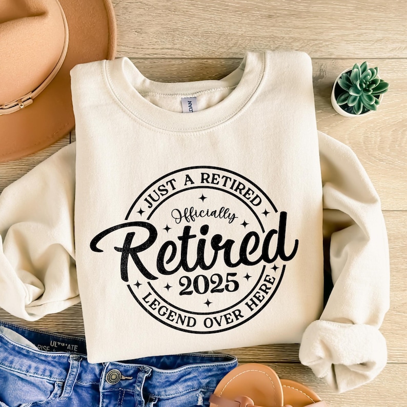 Officially Retired 2025 Svg Bundle, Retirement Quotes Svg, Legend Has ...