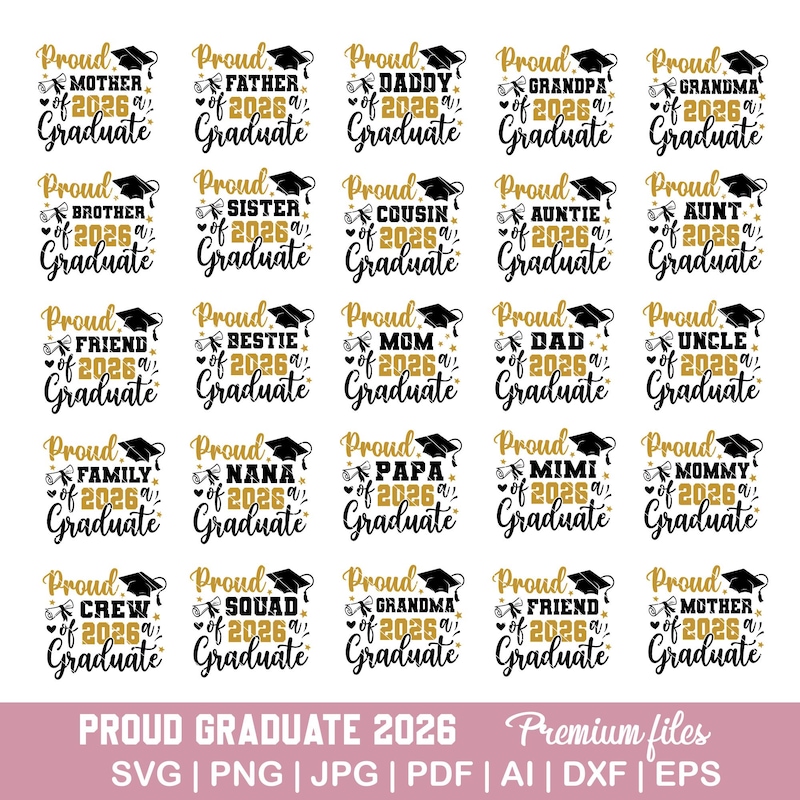 Proud Parent 2026 Grad - Etsy