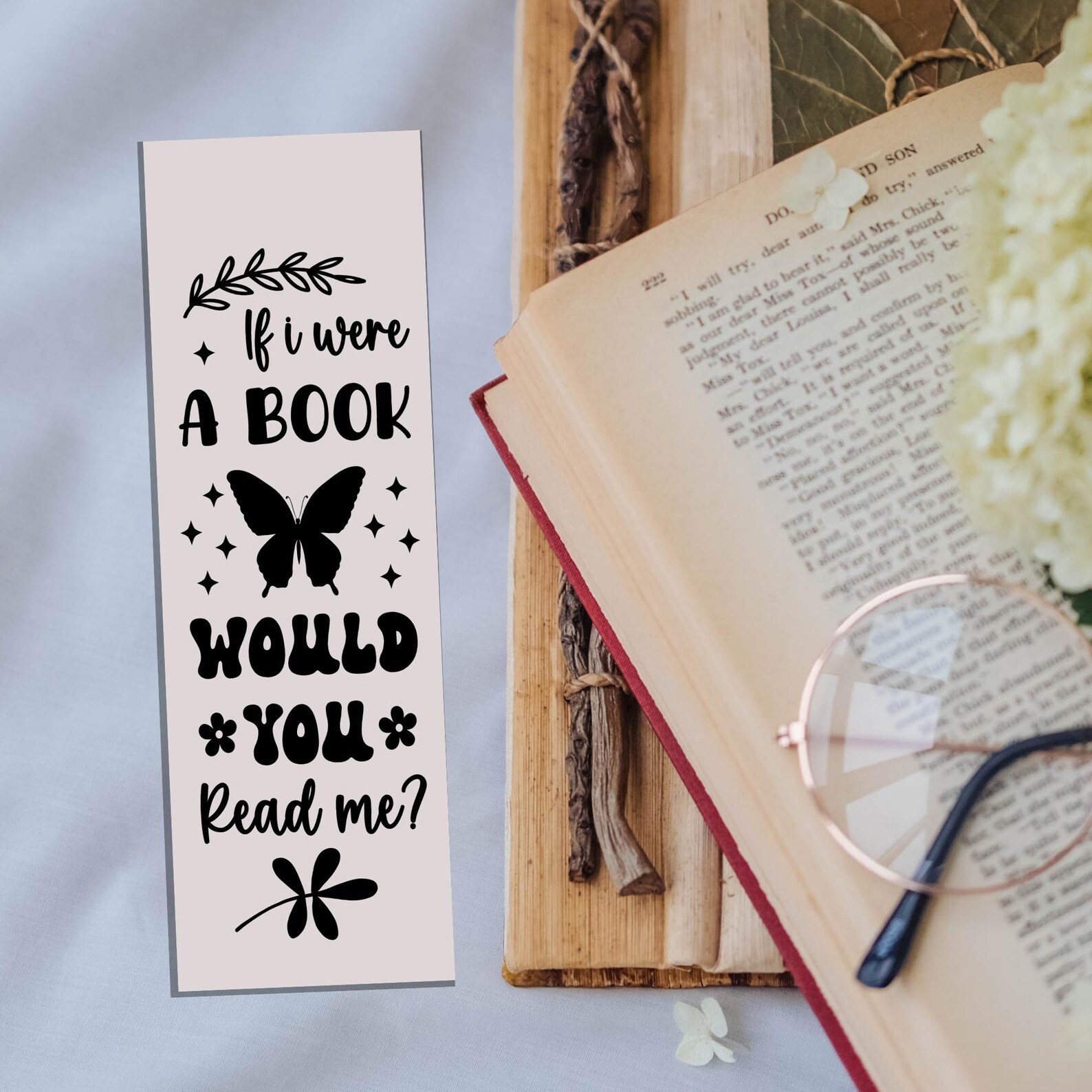 Bookmark Svg Bundle, Cute Bookmark Svg, Floral Bookmark Png, Bookmark ...