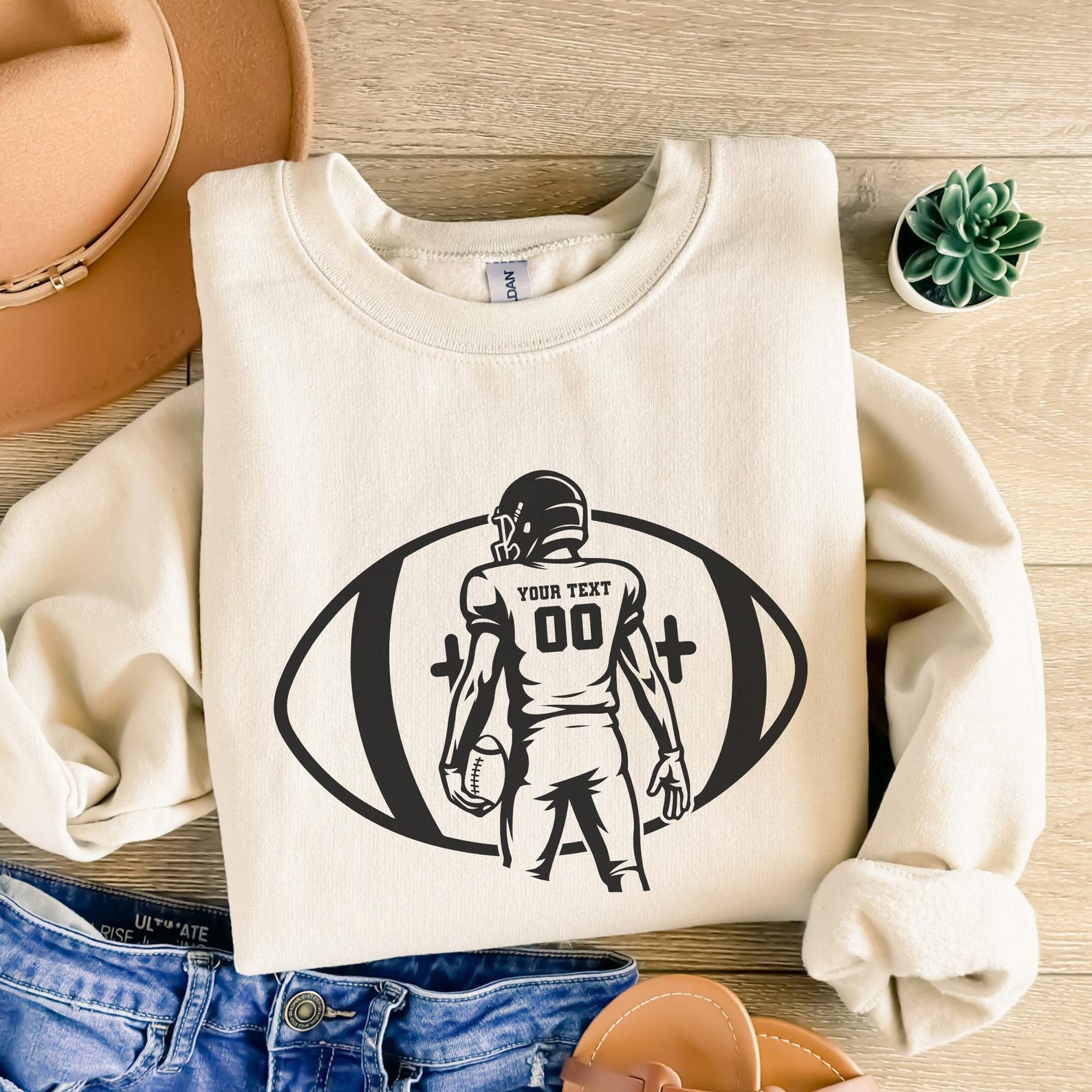 Custom Football Player Svg, Personalized Football Team Name Svg, Kids ...