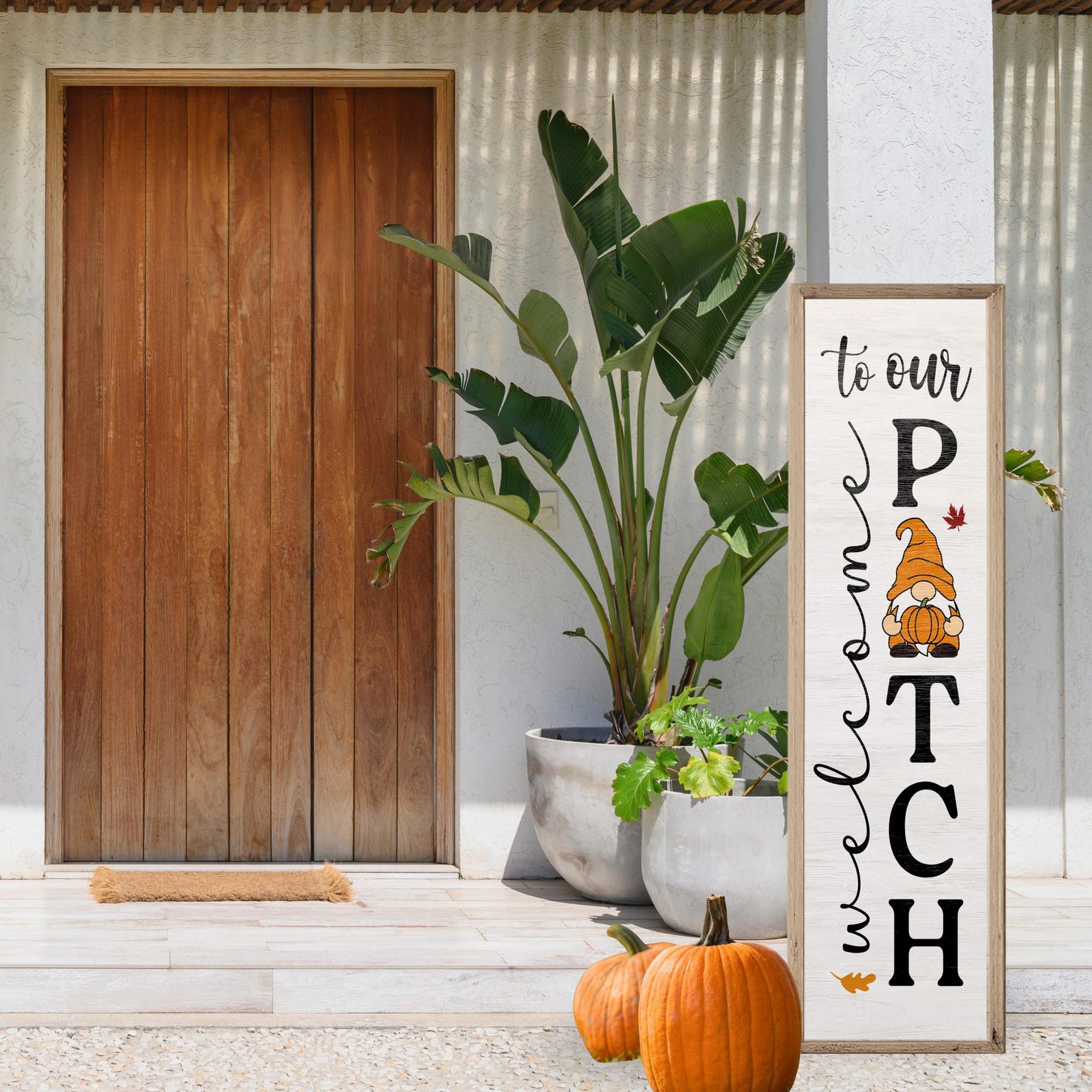 Fall Porch Sign Svg Bundle, Thanksgiving Porch Sign Svg, Vertical ...