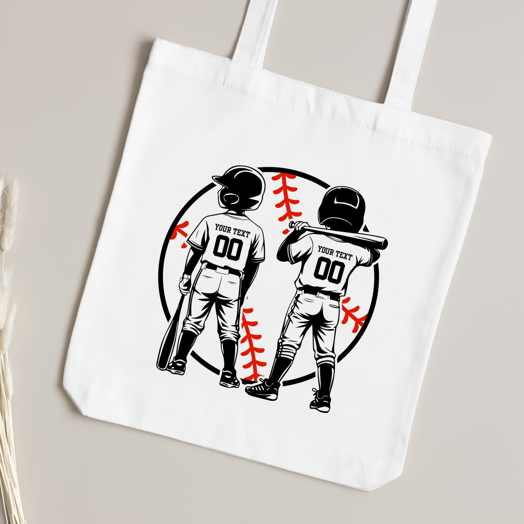 Two Baseball Kids Players Svg, Baseball Season Svg, Baseball Shirt Svg ...