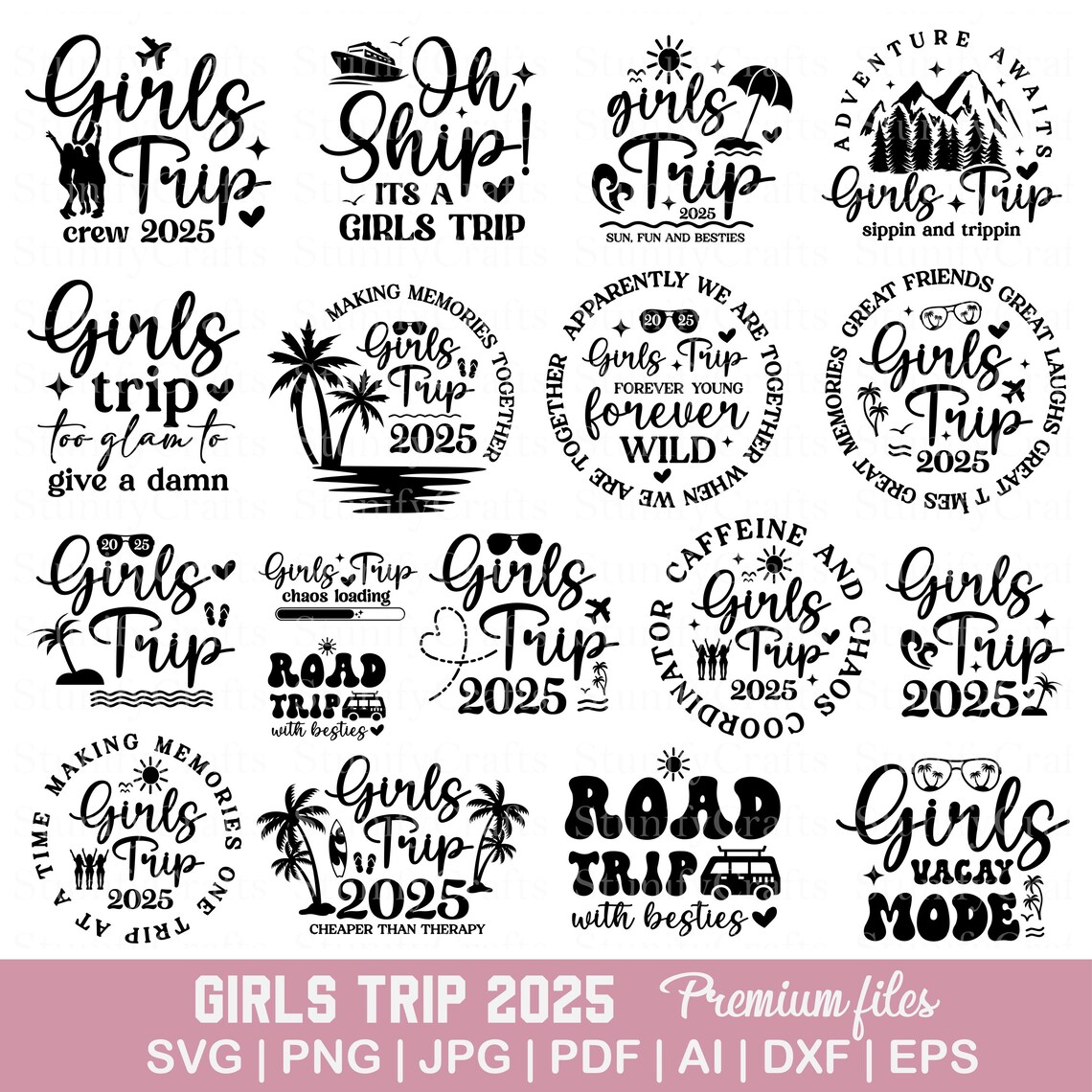 Girls Trip 2025 Svg, Girls Trip Png, Girls Trip Shirt Png, Road Trip ...