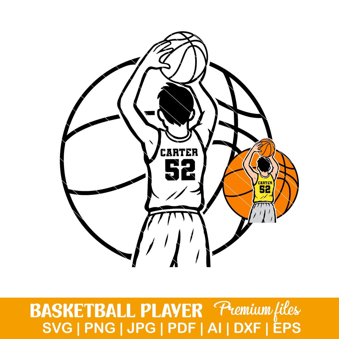 Custom Basketball Player Svg, Personalized Basketball Team Name Svg ...