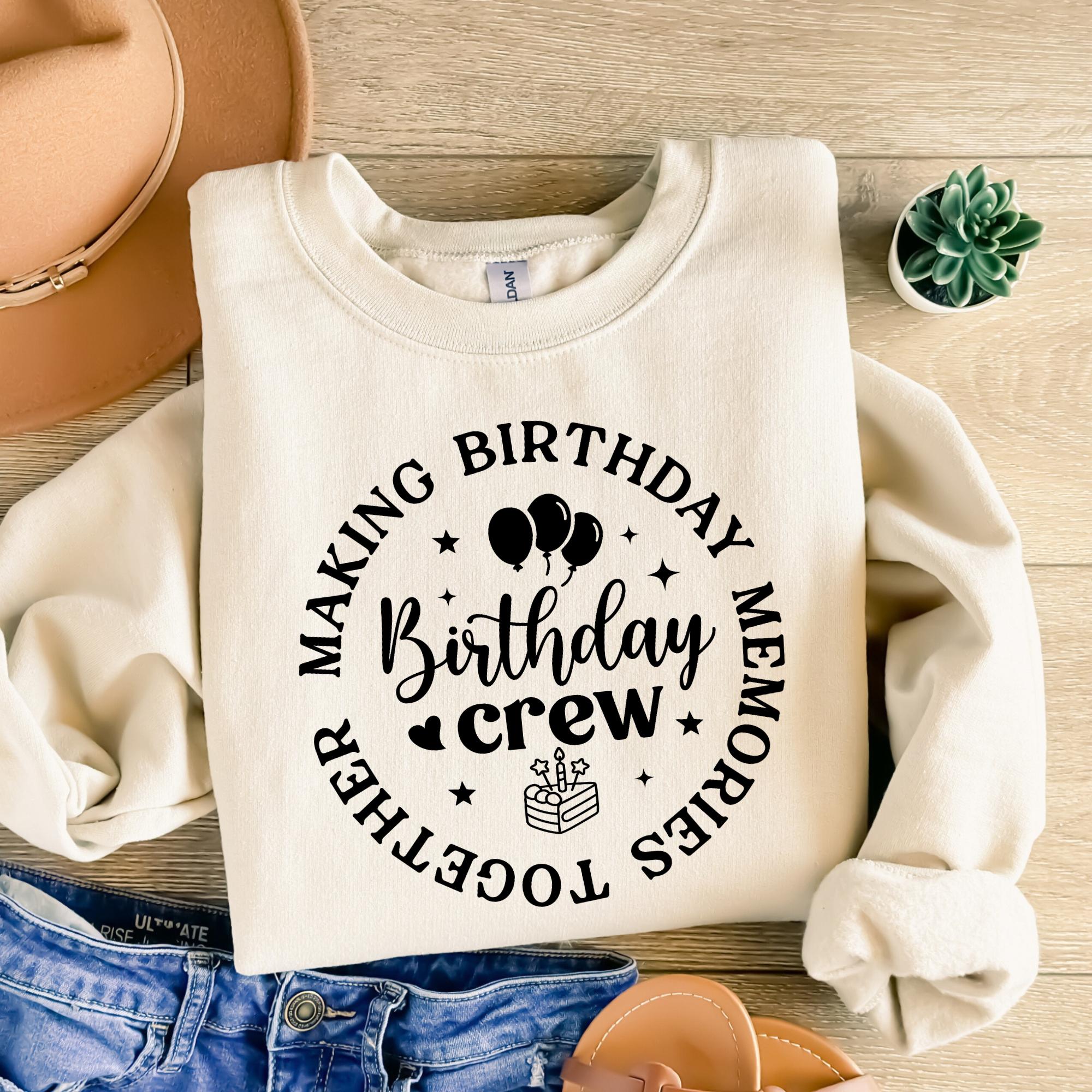 Birthday Crew Svg Bundle, Birthday Crew Shirt, Birthday Girl Svg ...