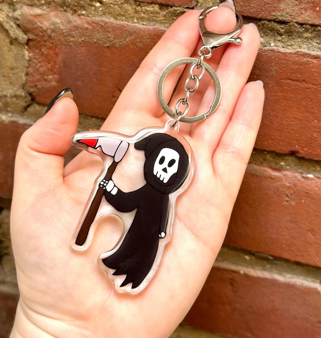 Grim Reaper Keychain, the Spawn of Verona - Etsy