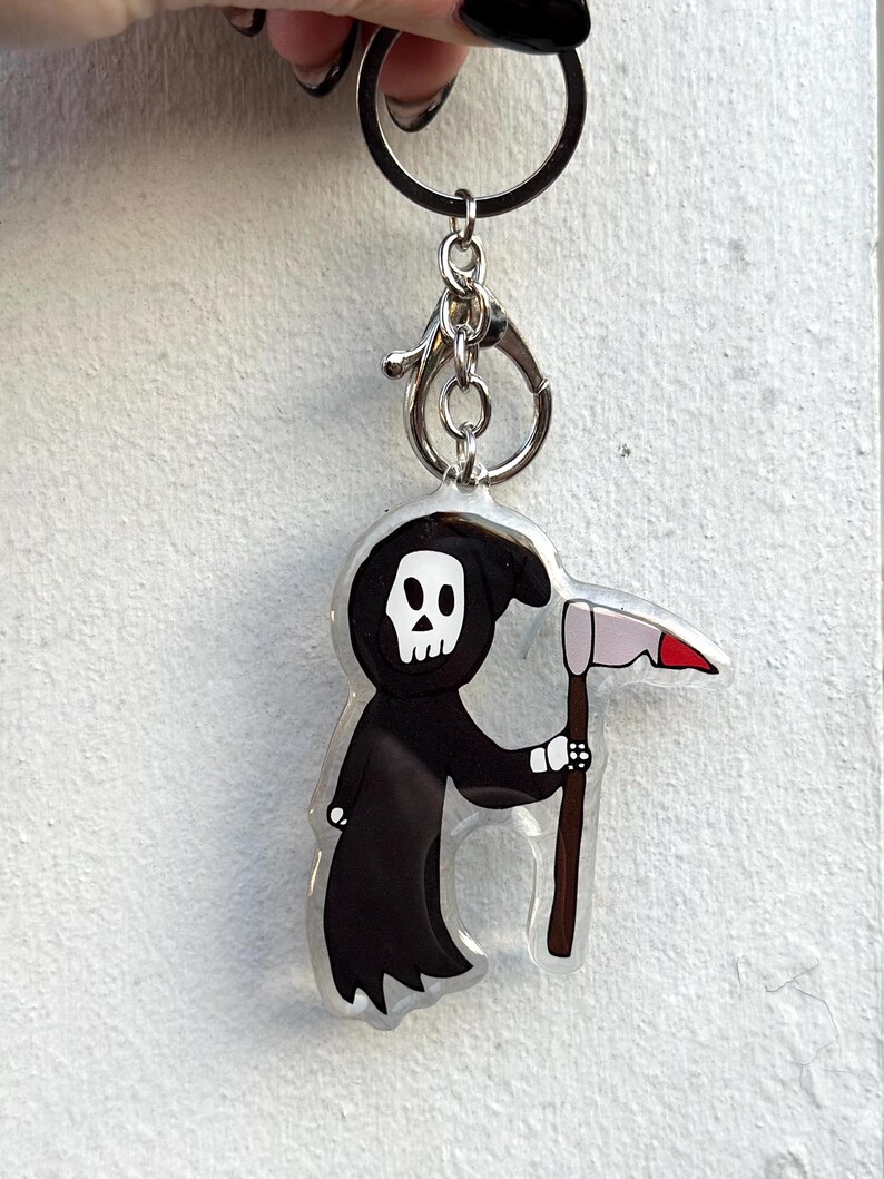 Grim Reaper Keychain, the Spawn of Verona - Etsy