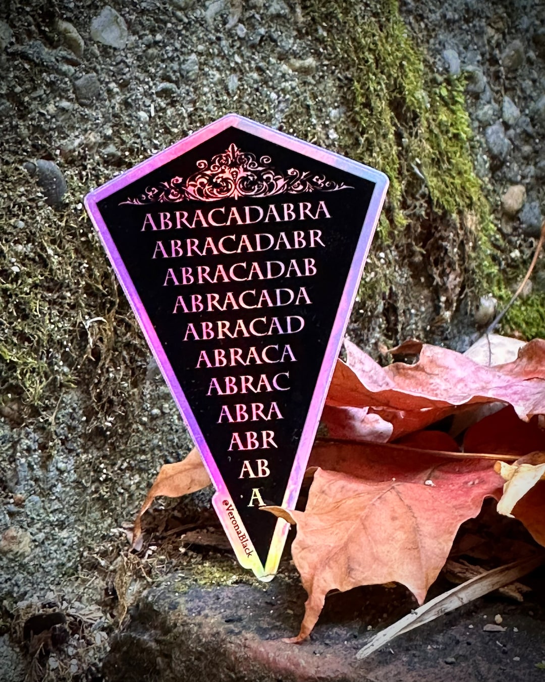 Abracadabra Holographic Vinyl Sticker - Etsy