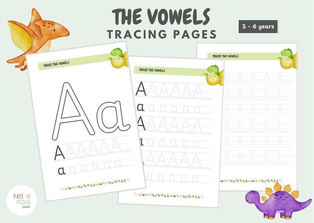 Preschool Learning Vowels Worksheet / Printable Activity Worksheets ...