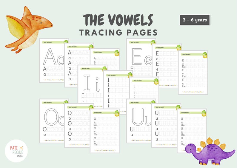 Preschool Learning Vowels Worksheet / Printable Activity Worksheets ...