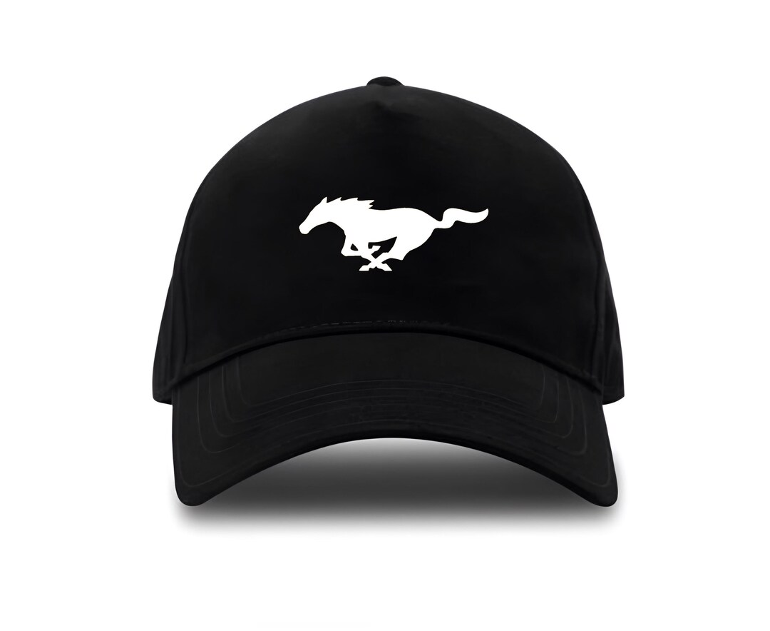 Horse Logo Hat – Classic Muscle Car Cap – Retro Racing Baseball Cap for ...