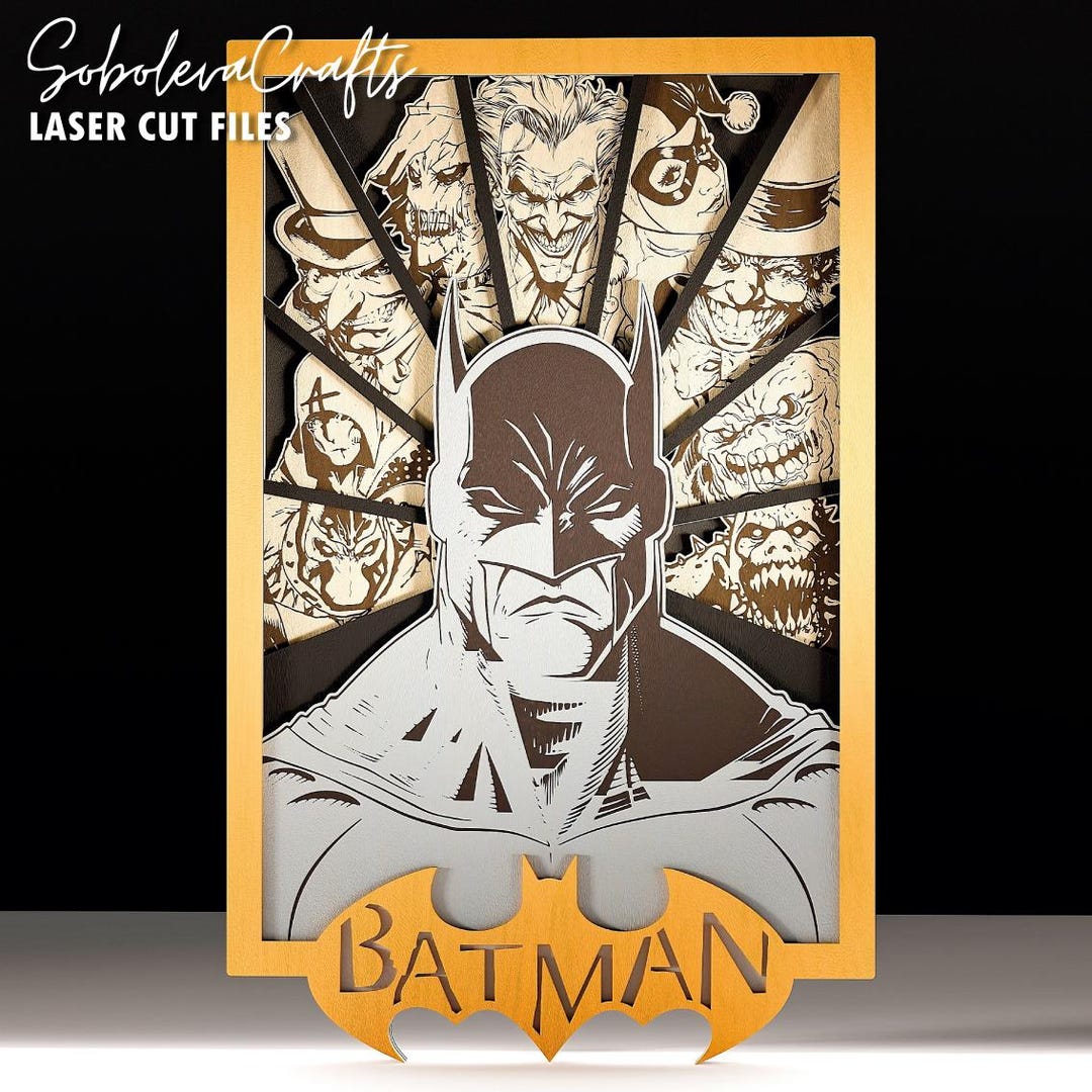 Superhero SVG, Superhero Cut File, 3D - 5 Layers - Etsy Canada