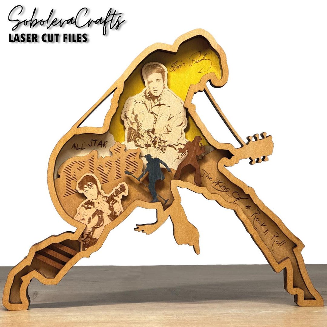 Elvis, Layered SVG File, Digital Download, Elvis Vector Design - 6 ...