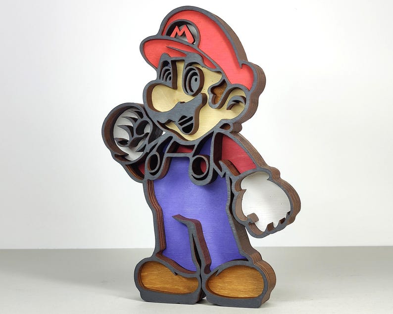 Set of 3 Templates, Jumpman, Vector Laser Cutting, Video Game SVG ...