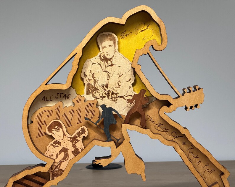 Elvis, Layered SVG File, Digital Download, Elvis Vector Design - 6 ...