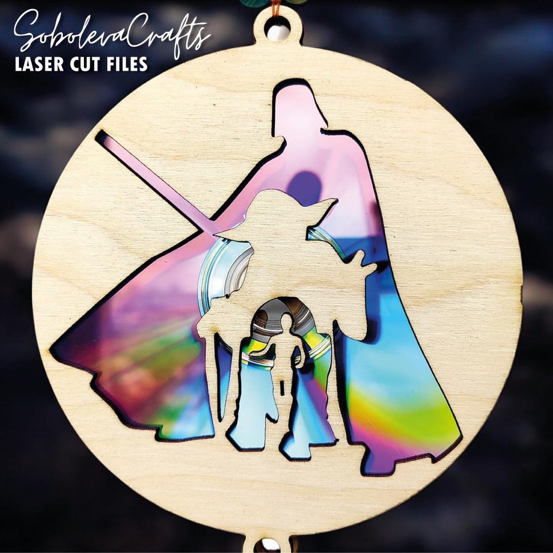 Suncatcher Svg, Digital File, Repurpose DVD, Laser Cut File - SVG, PDF - Instant Download - Etsy