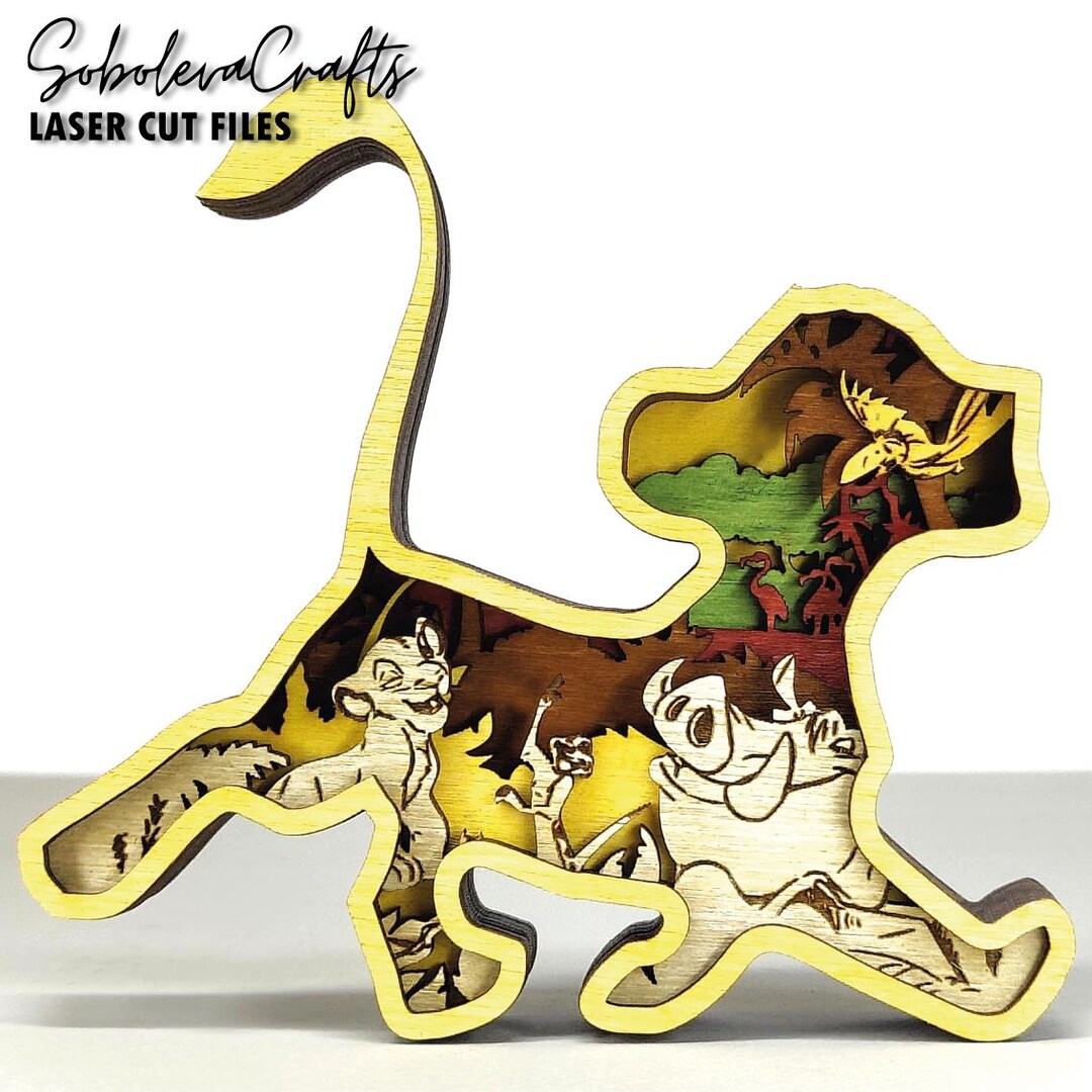 Lion Cub Svg, Animal Kingdom, Cartoon Multilayers, Cartoon Characters ...