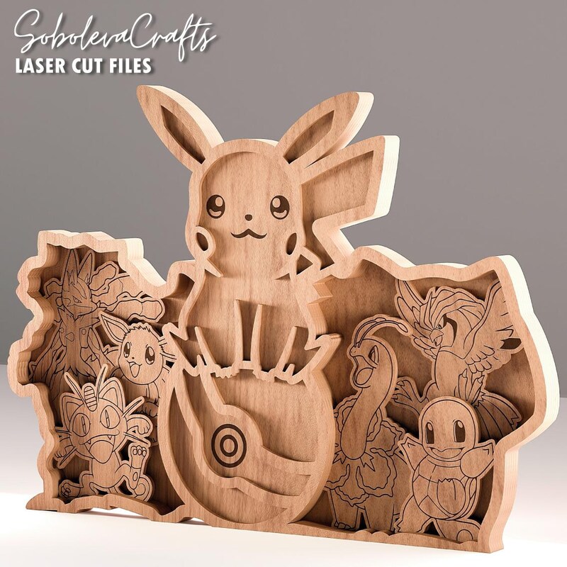 Laser Files Layers Anime - Etsy