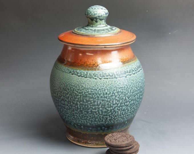 Handmade Pottery Cookie Kitchen Stoneware Storage Jar 9750 - Etsy