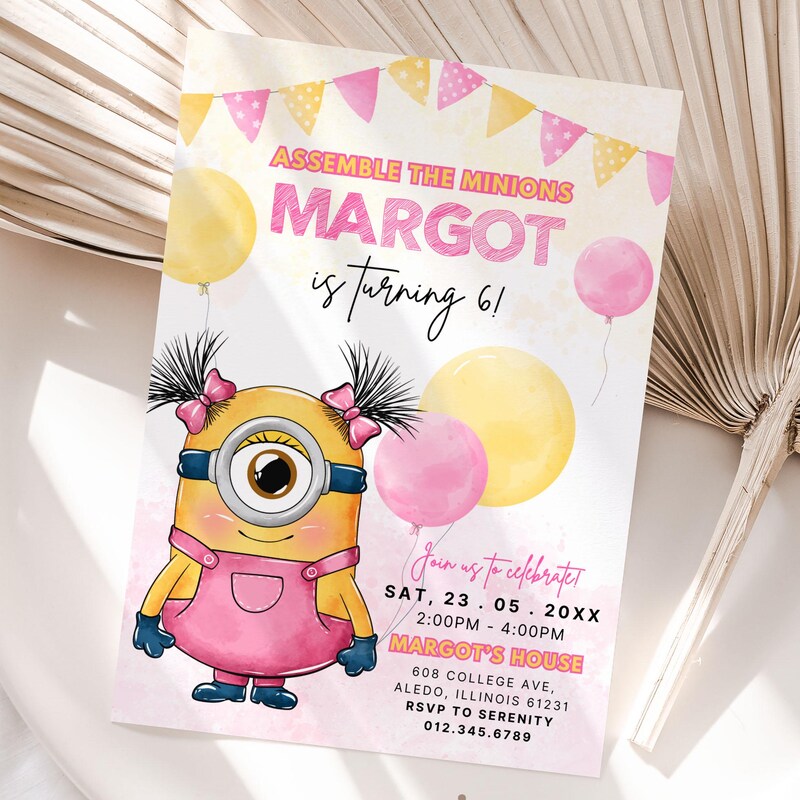 Pink Minion - Etsy