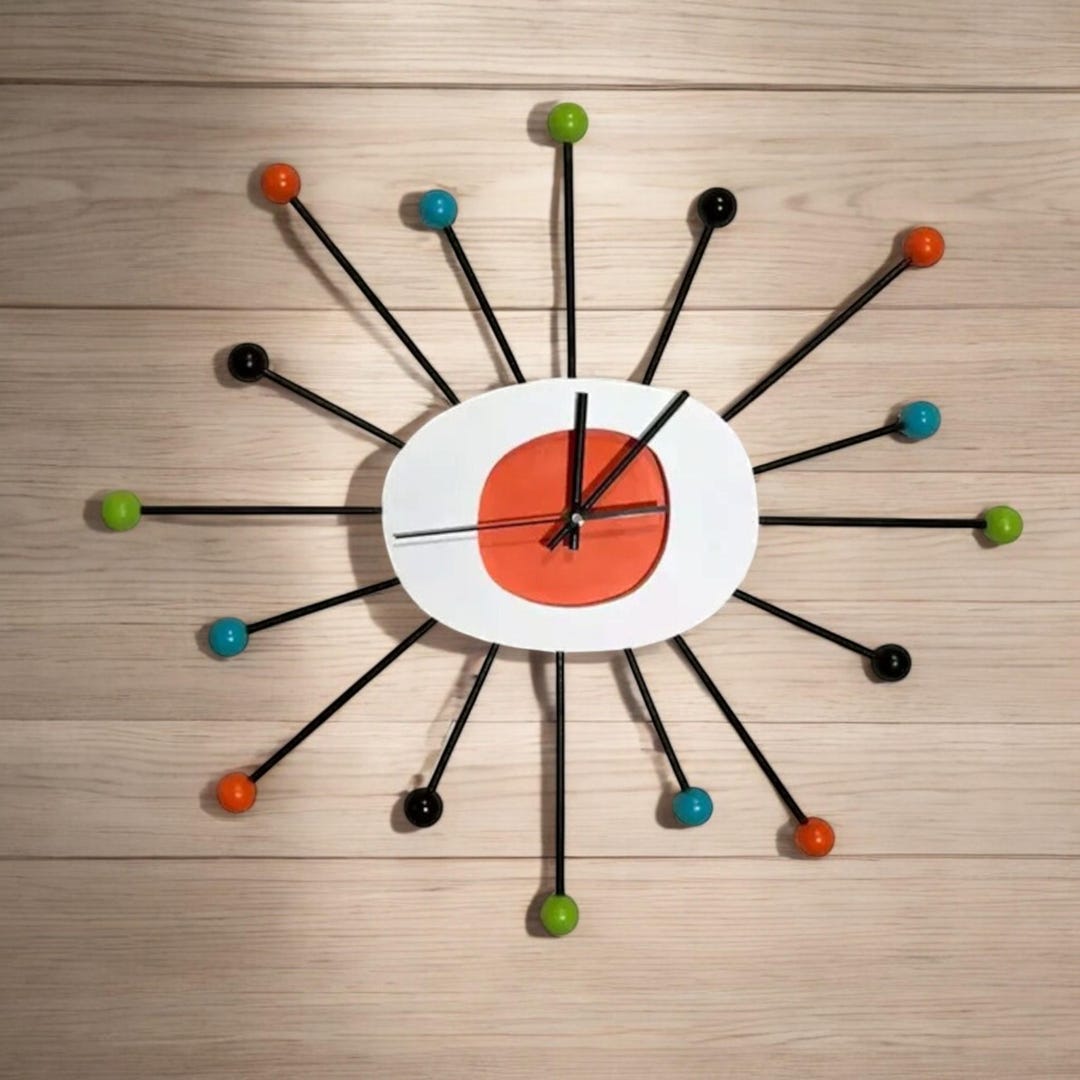 Starburst Wall Clocks | Space Themed Wall Clocks | Funky Clock | Modern ...
