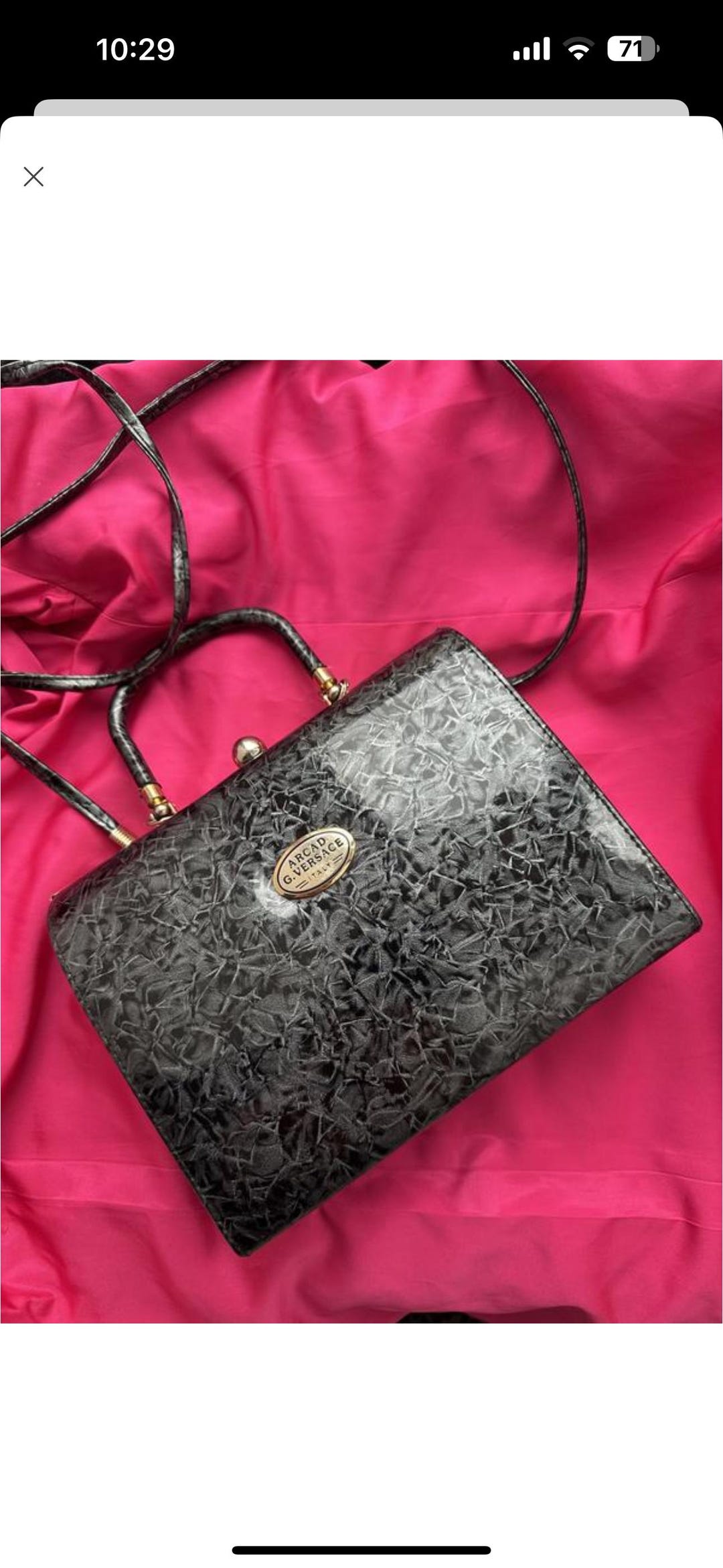 Vintage Gianni Versace Bag 80 - Etsy