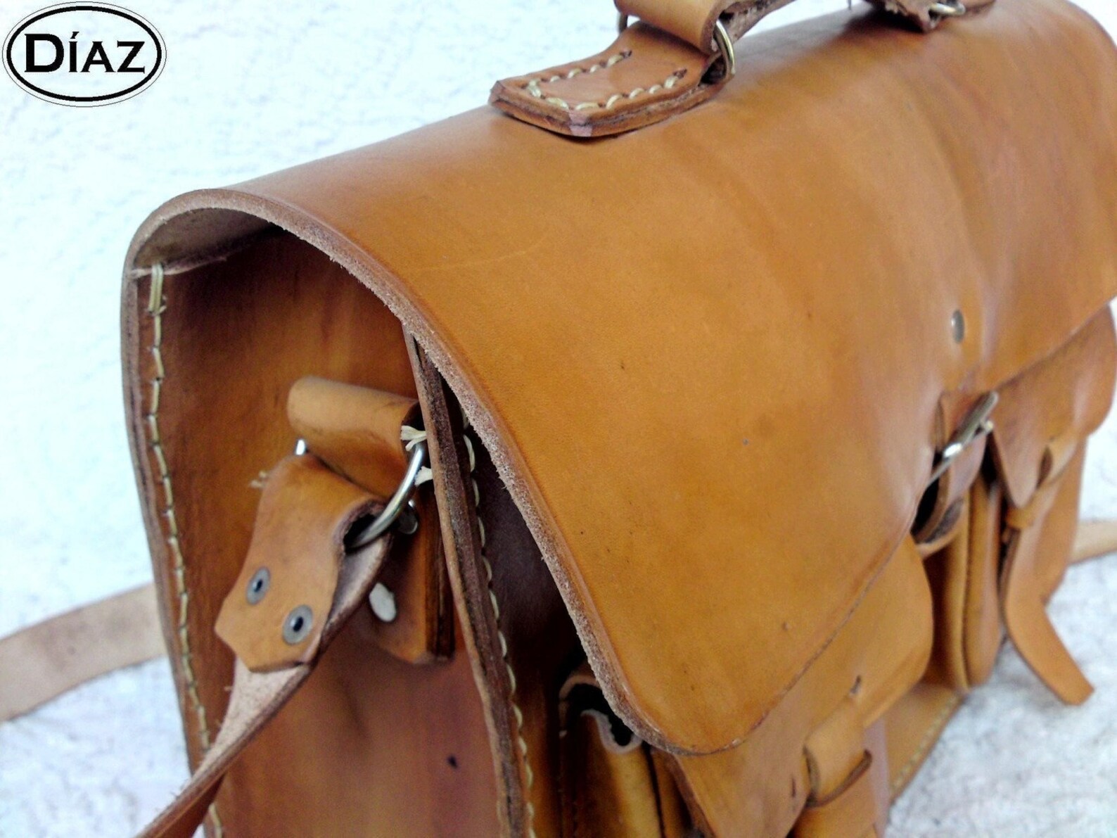 Light Tan Brown Rawhide Leather Messenger Laptop Satchel Bag BBC2BG - Etsy