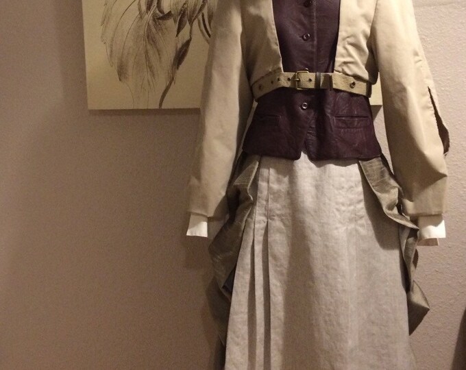 Steampunk Victorian Lady Explorer Costume -upcycled - Etsy
