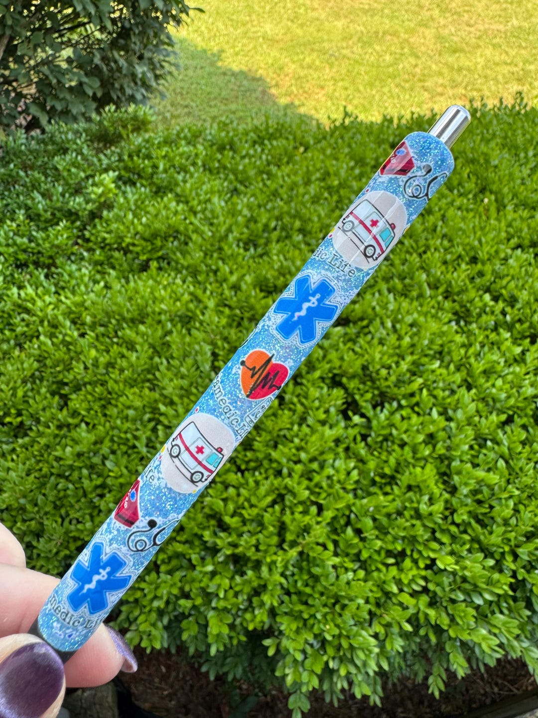 Medical Life Glitter Pen - EMT, Nurse, Doctor Gift - Etsy