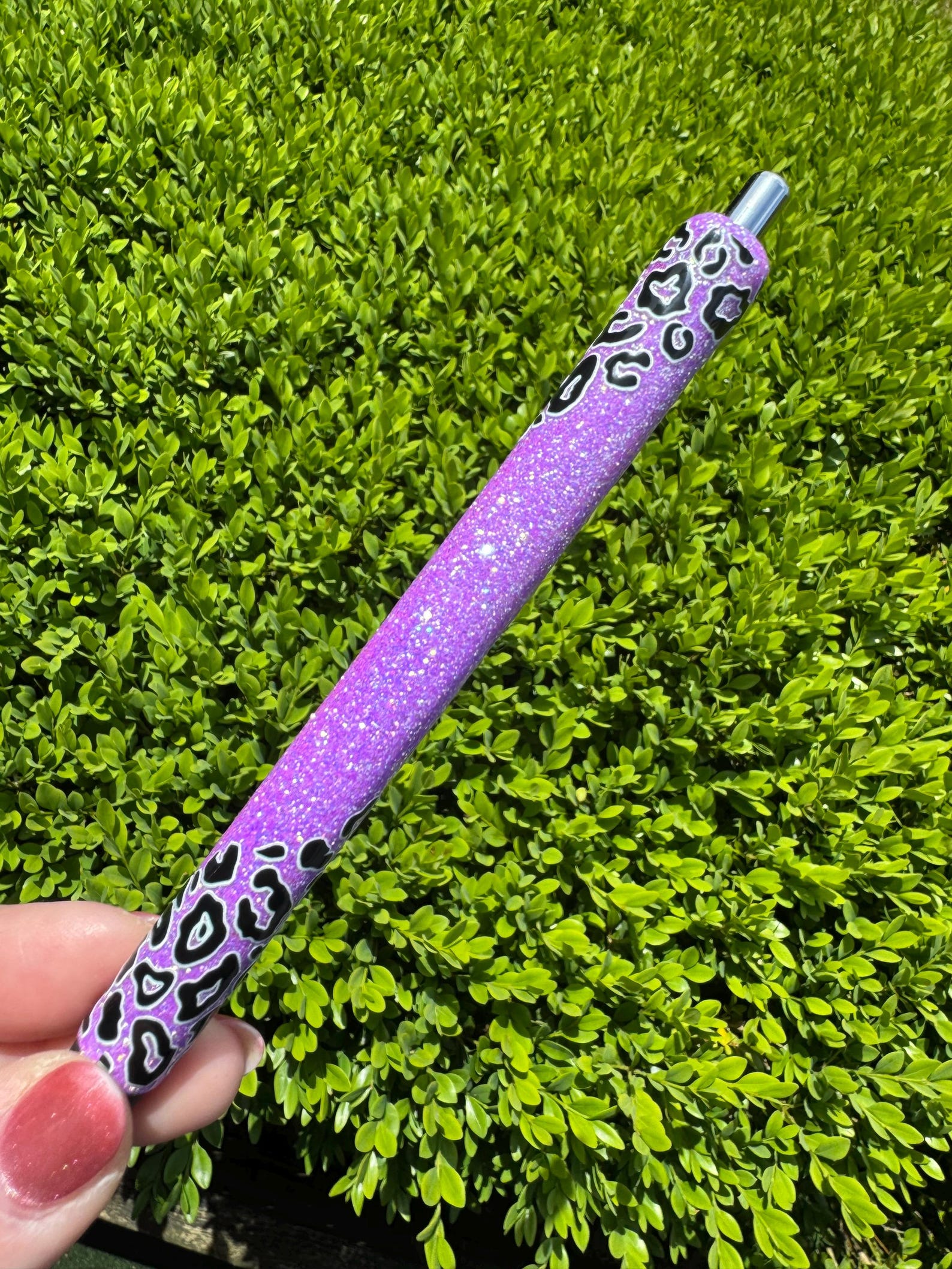 Leopard Print Glitter Pens, Animal Print Pens, Resin Ink Joy Pens ...