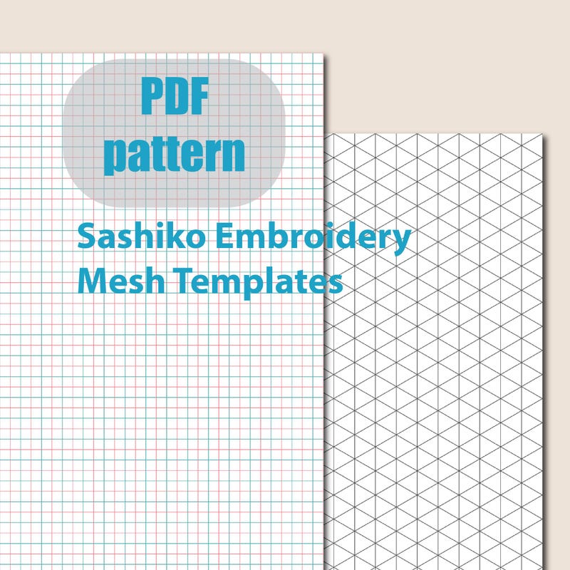 Sashiko Grid Paper - Etsy