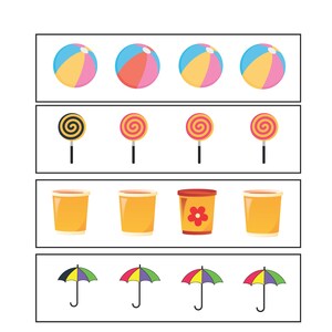 Printable Matching Worksheets, Match the Picture, Kindergarten ...