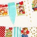 Gingham Banner, Bunting, Fabric Pennant Garland Flags, Baby Shower ...