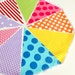 Candy Land Bunting, Rainbow Banner, Fabric Pennant Flag Garland ...