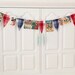 Vintage 4th of July Picnic Gingham Banner, Bunting, Fabric Pennant ...