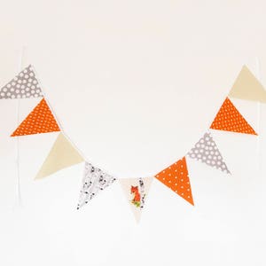 Fox Banner Woodland Garland, Arrow Pennant Flags, Fox Nursery Decor ...