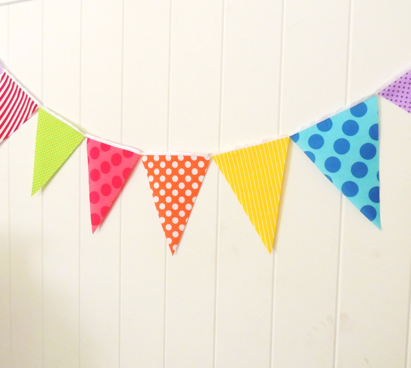 Candy Land Bunting Rainbow Banner Fabric Pennant Flag - Etsy