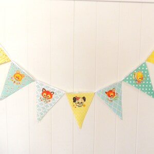 Easter Baby Animal Banner, Bunting, Fabric Flags, Fox, Bunny, Deer ...