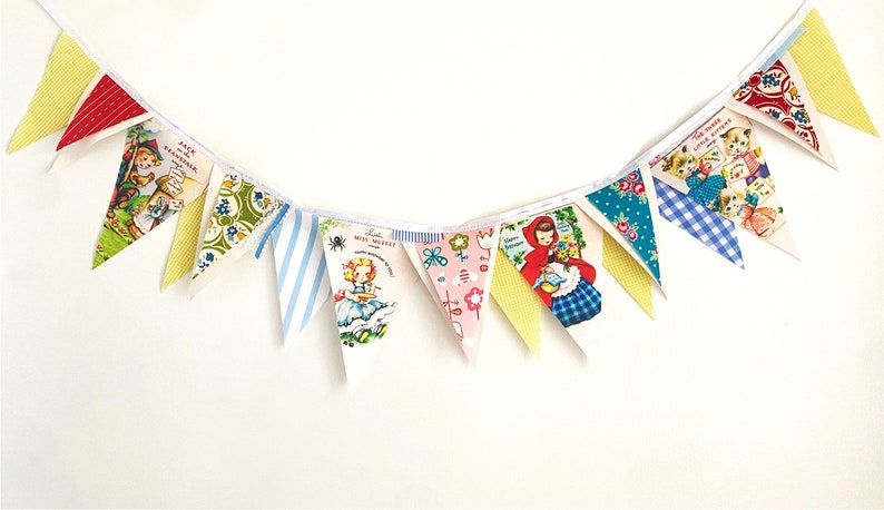 Cottagecore Vintage Storybook Banner Vintage Birthday Card - Etsy