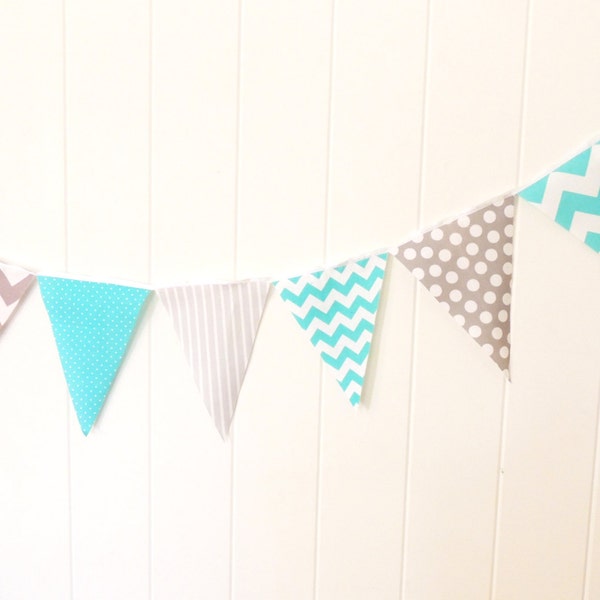 Aqua Gray Nursery - Etsy