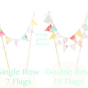 Shabby Chic Fabric Banner, Bunting, Pennant Flags, Pink, Blue, Aqua ...
