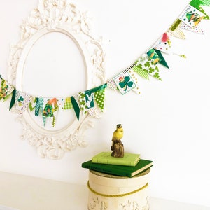 St Patrick's Day Garland Bunting Banner Spring Decor - Etsy