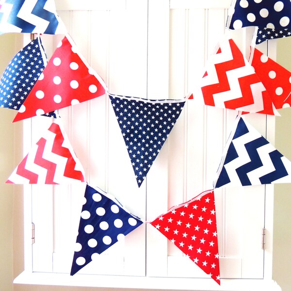 Chevron Pennant - Etsy